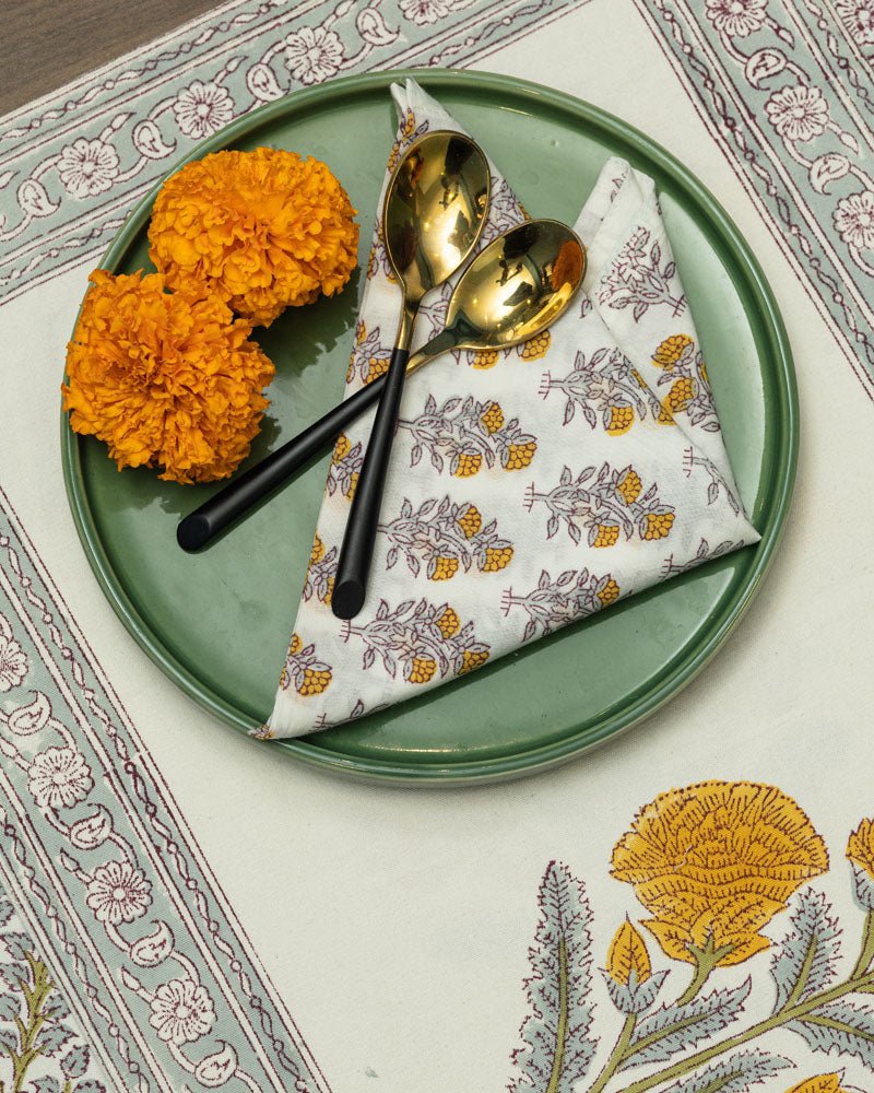 Emperor's Marigold Table Linen Set